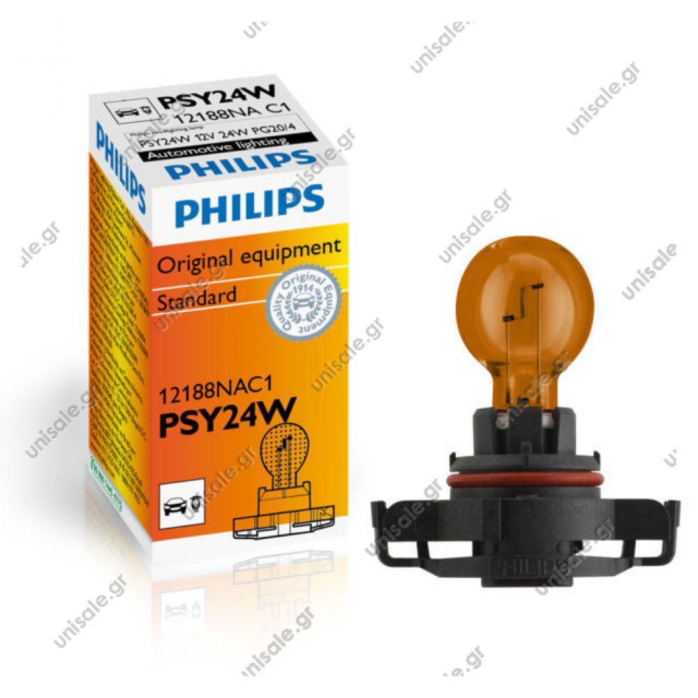 Philips PSY24W Bulb 12V/24W Amber Signal Indicator Light Philips PSY24W ...