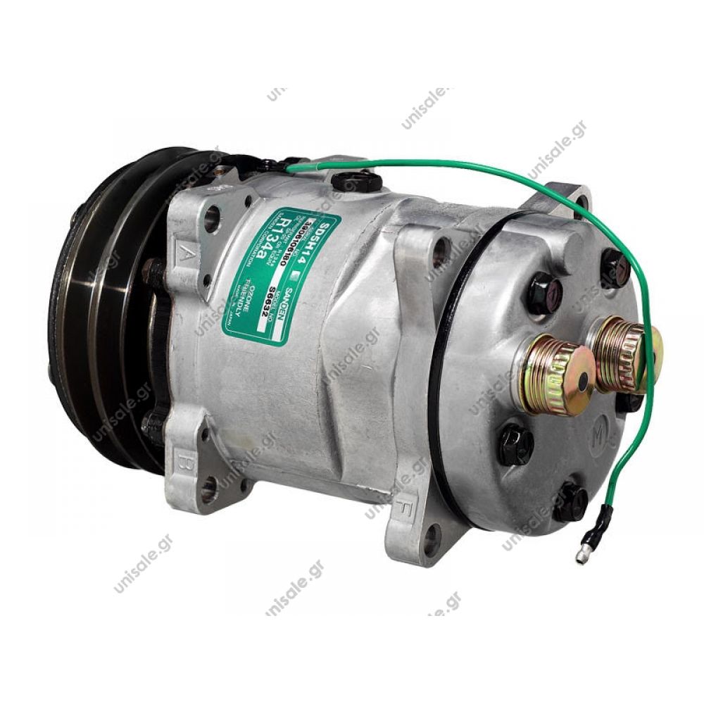AIR CONDITIONING COMPRESSOR SD5H14 6632 COMPRESSOR, NEW, SANDEN TYPE ...
