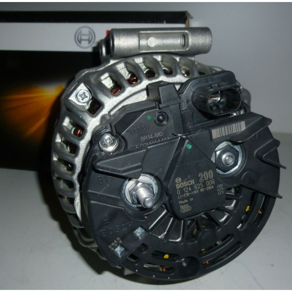 0124625006 BOSCH ΔΥΝΑΜΟ 12V 200A MERCEDES VITO MERCEDES SPRINTER, VITO ...