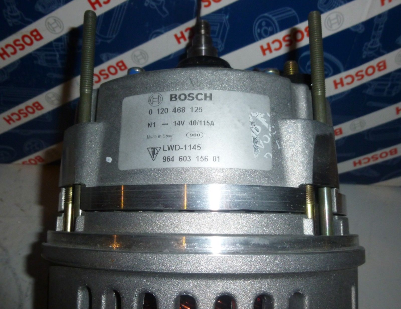 0120468125 BOSCH ΔΥΝΑΜΟ PORSCHE 14V 115A PORSCHE 964 603 156 01 PORSCHE ...