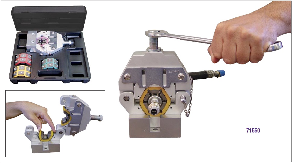 80807519 Mastercool 71550 crimping machine (7 inserts) manual ...