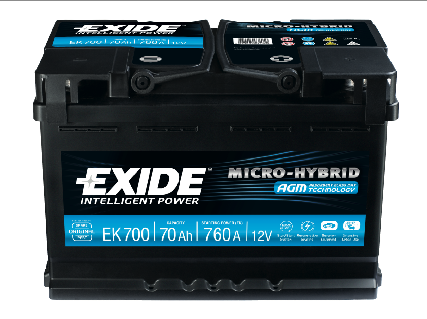 EXIDE CV MICROHYBRID AGM BATTERY