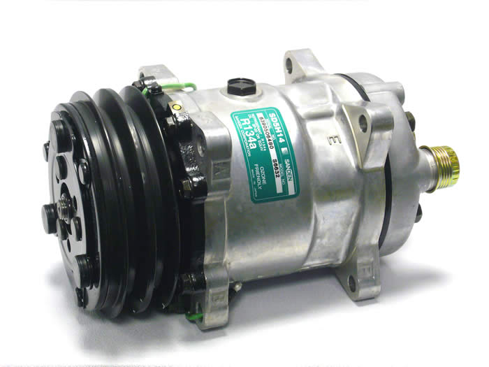 AIR CONDITIONING COMPRESSOR SD5H14 6632 COMPRESSOR, NEW, SANDEN TYPE ...