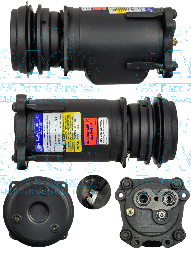 40420001 DELPHI ΚΟΜΠΡΕΣΕΡ A/C GM HARRISON / FRIGIDAIRE / DELPHI ...