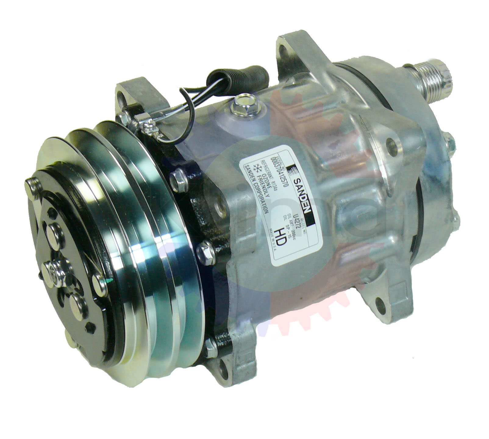 SANDEN U4272 ΣΥΜΠΙΕΣΤΗΣ SANDEN SD7H15 132A2 24V H-OR 4272 ΚΟΜΠΡΕΣΣΕΡ ...