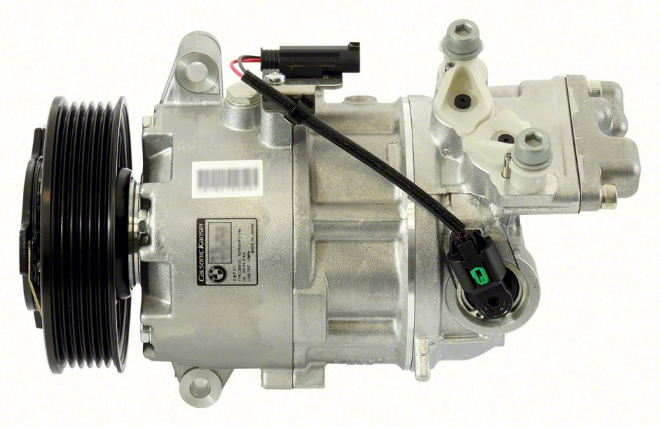 40440183 TSP0155959 Compressor A / C Calsonic C9E613C; 100 mm; PV6; 12V ...