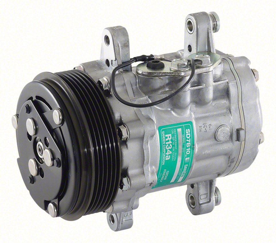 71-0005012 ΚΟΜΠΡΕΣΕΡ A/C SANDEN, 7176 -7B10 12V 112MM 6-V, R134A PAD R ...