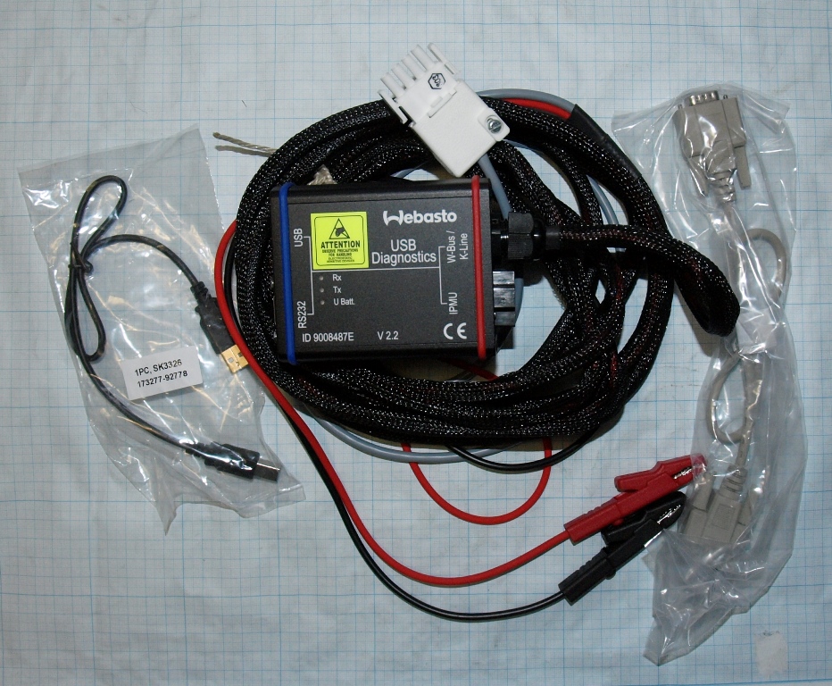WEBASTO Webasto Thermo Test 2.15 (USB, COM) Thermo Top Z/C/E/P, Air Top ... WEBASTO Webasto Thermo Test 2.15 (USB, COM) Thermo Top Z/C/E/P, Air Top ...